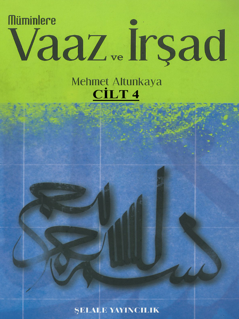 Mu Minlere Vaaz Ve Irsad - Mehmet Altunkaya c4 | PDF