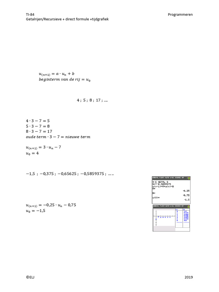 Recursieve Formule | PDF