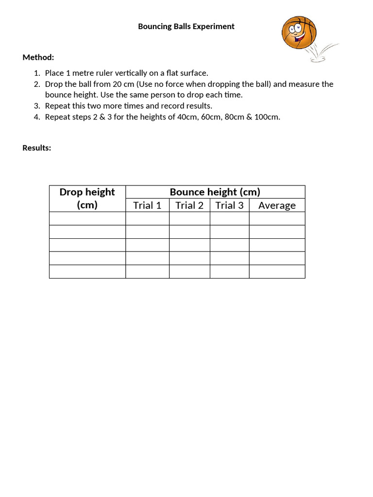Bouncing Balls Conducting Lesson | PDF