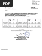 Format For Sea Service Letter - CPH | PDF | Merchant Navy | Shipping