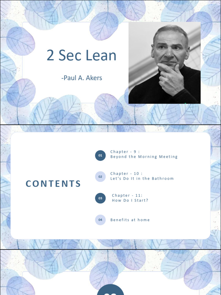 2 Sec Lean Presentation1 | PDF