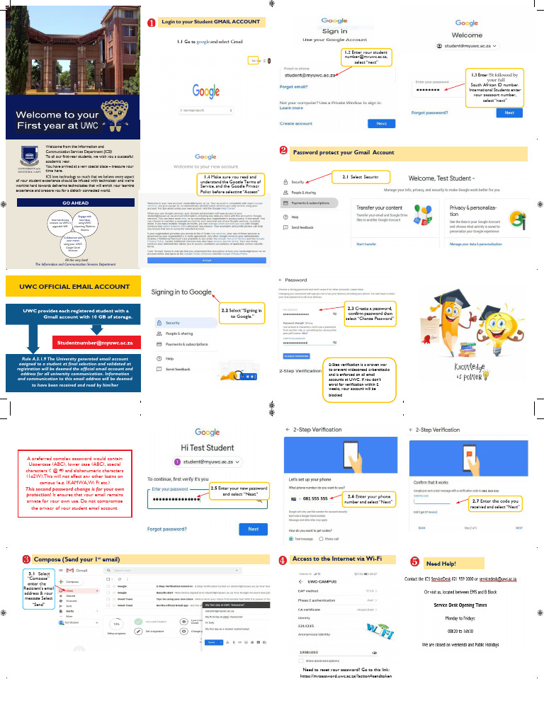 Student Gmail Account 2024 | PDF | Password | Gmail