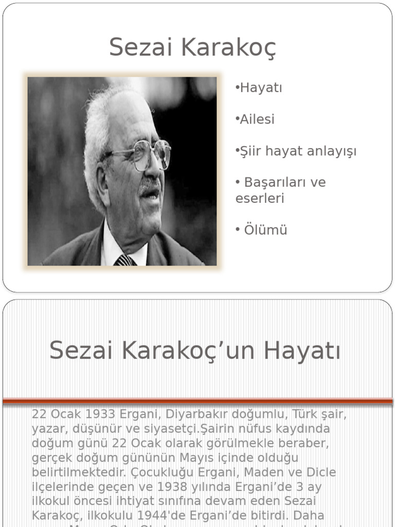 Sezai Karakoç | PDF