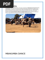 Traditional Dances of Zimbabwe Explained | PDF | Dances | Leisure