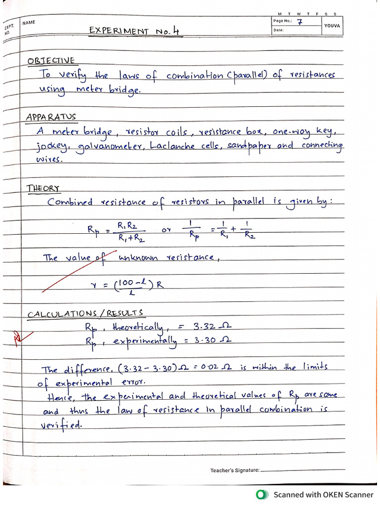 Meter Bridge Parallel 2 | PDF