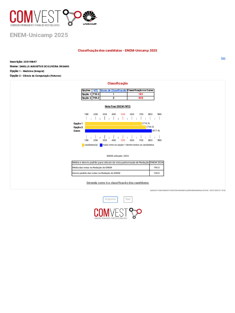 Comissão Permanente Para Os Vestibulares - Unicamp | PDF