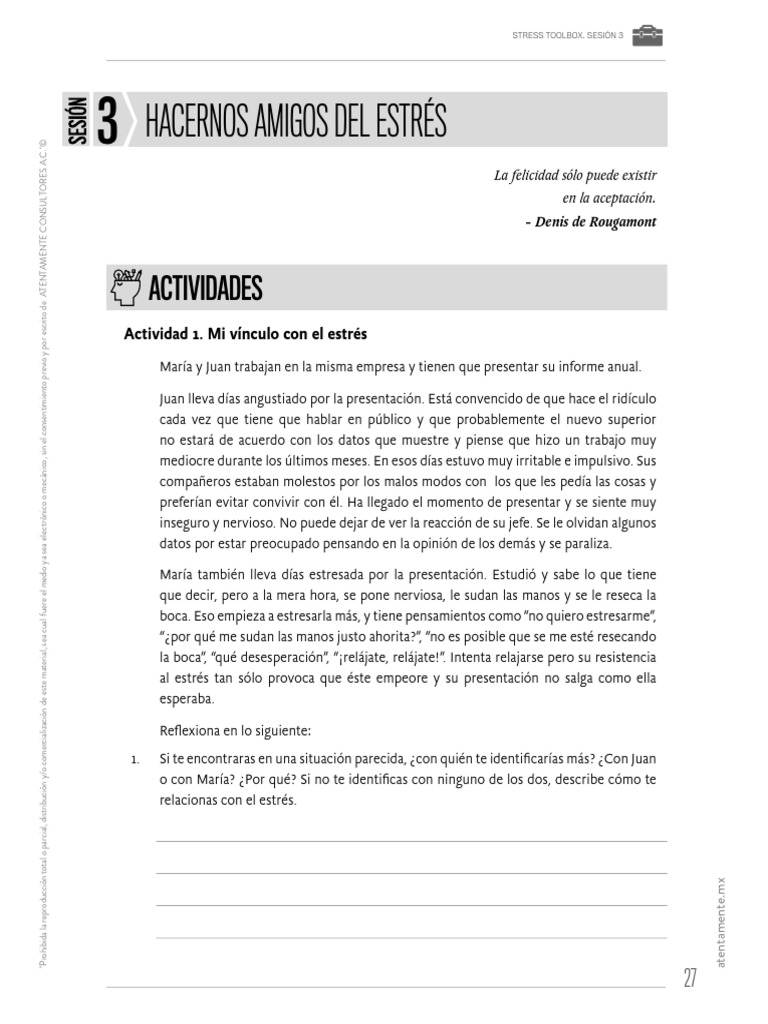 Sesion 03 Stress Tool Box - Marca de Agua Derechos de Autor. | PDF ...