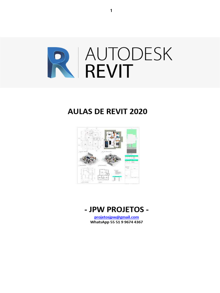 Aulas de Revit 2020: Curso e Tutorial | PDF | Autodesk Revit | BIM