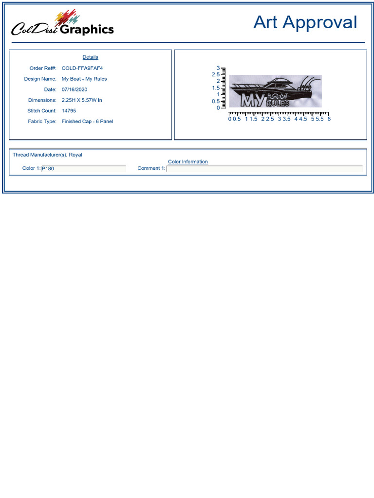 My Boat - My Rules - Runsheet | PDF