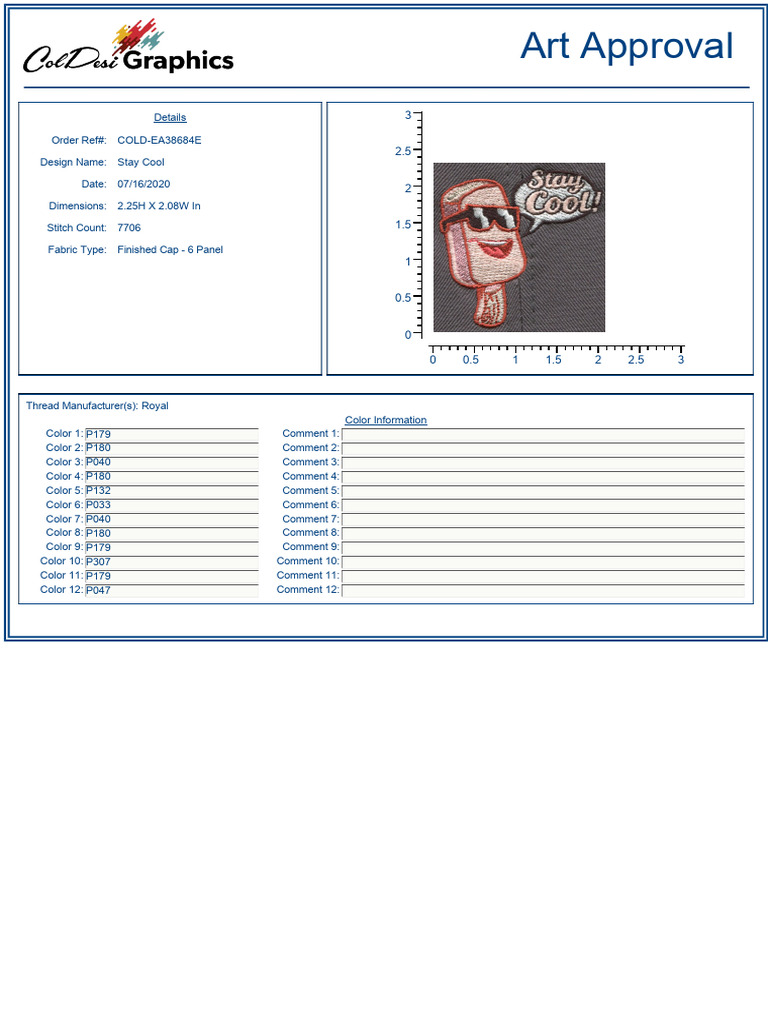 Stay Cool - Runsheet | PDF