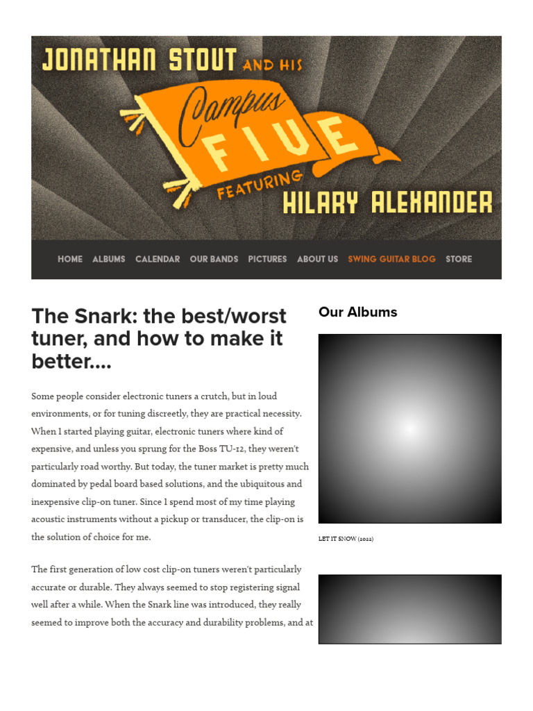 The Snark - The Best-Worst Tuner, and How To Make It Better ...