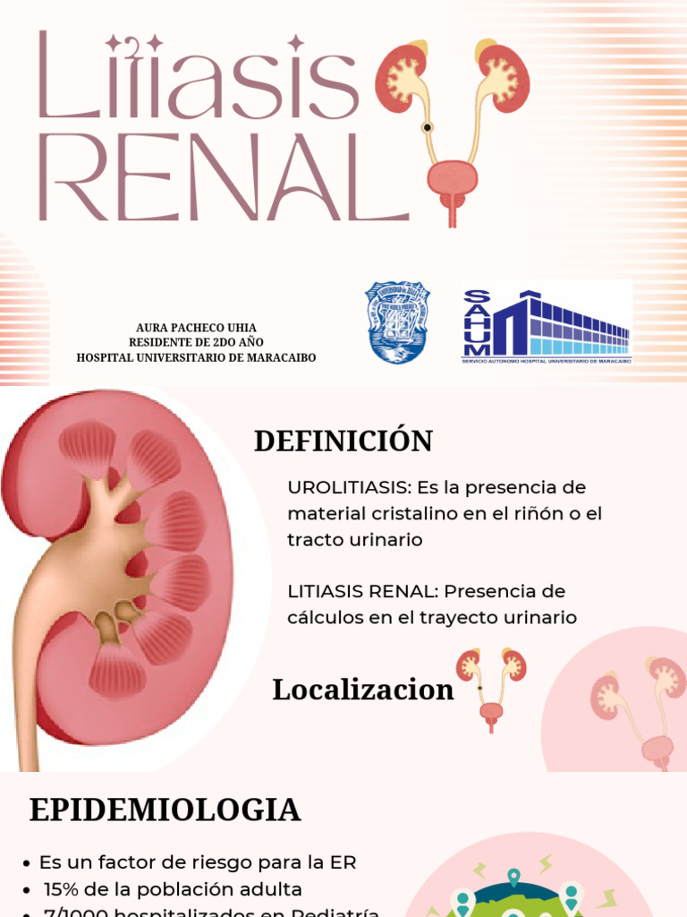 Litiasis Renal: Epidemiología y Tratamiento | PDF | Especialidades ...