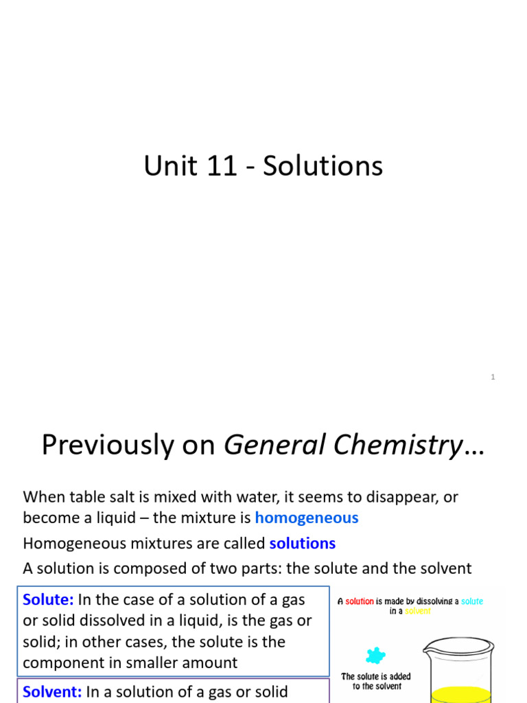 Understanding Solutions and Solubility | PDF | Solubility | Concentration