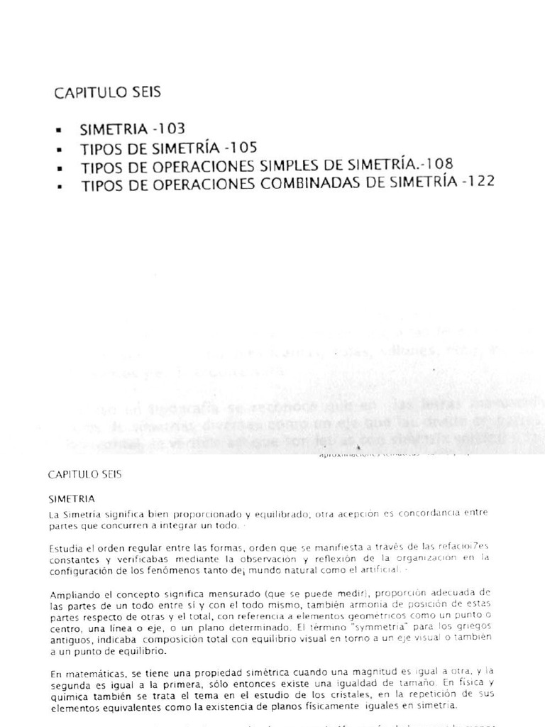 Rivera Garat Cap 6 Simetria | PDF