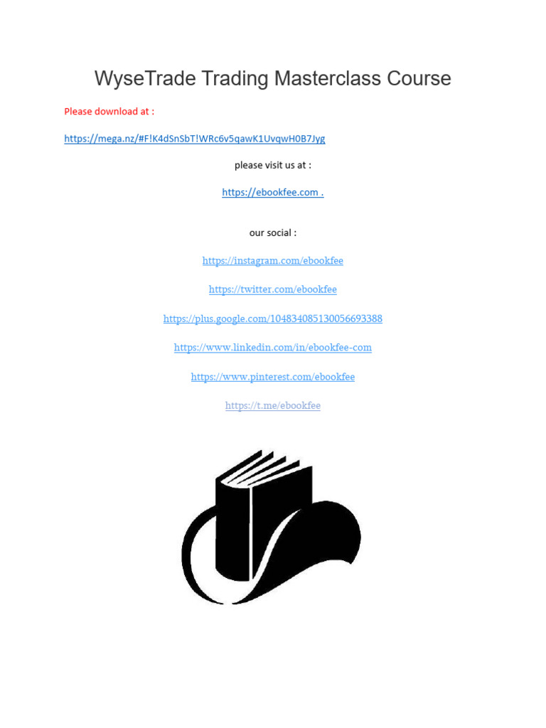 WyseTrade Trading Masterclass Course | PDF