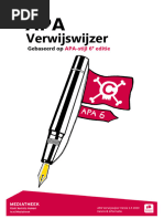 De Nederlandse APA Regels Handleiding 7e Editie Scribbr | PDF