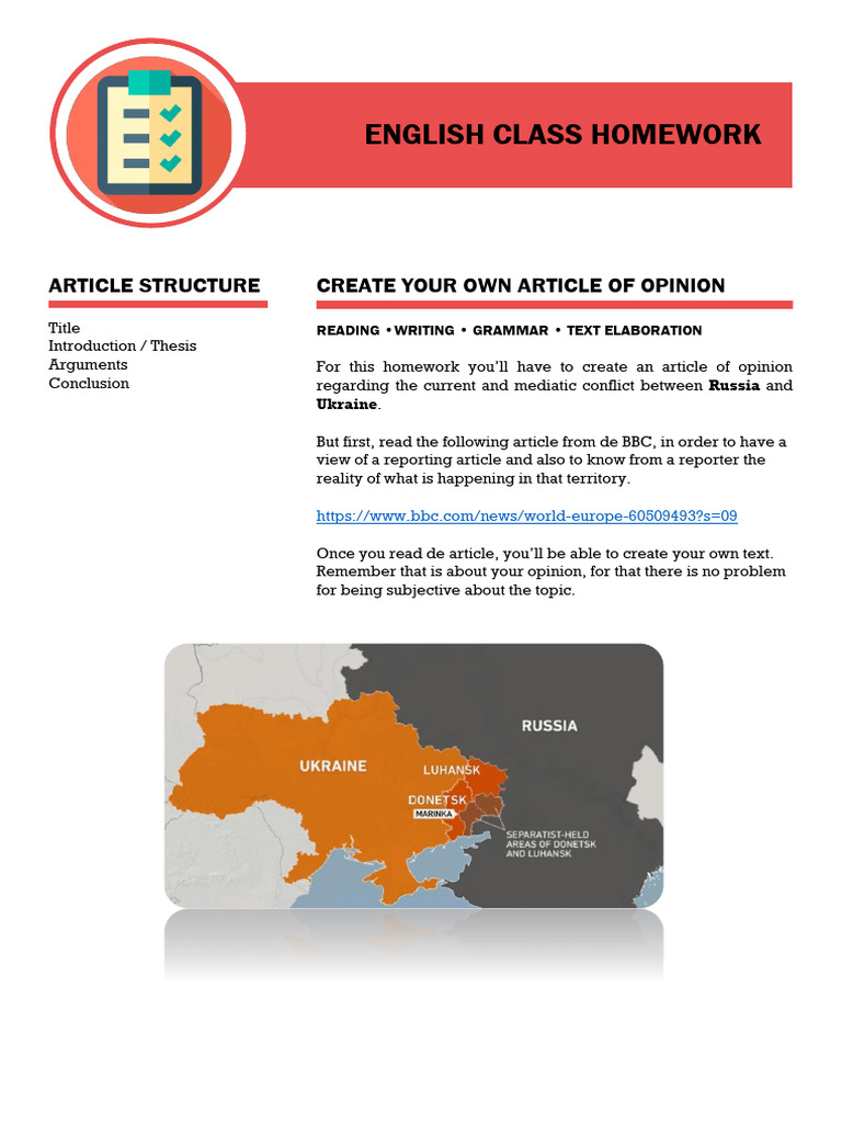 English homework | PDF