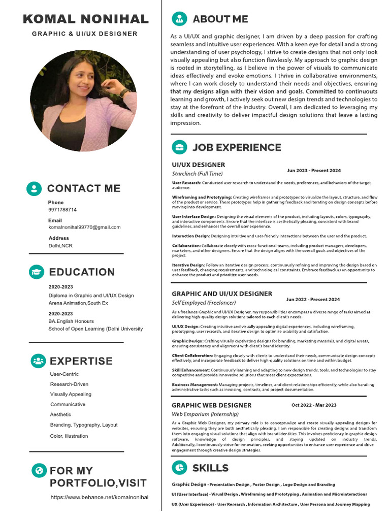 Komal's Resume | PDF