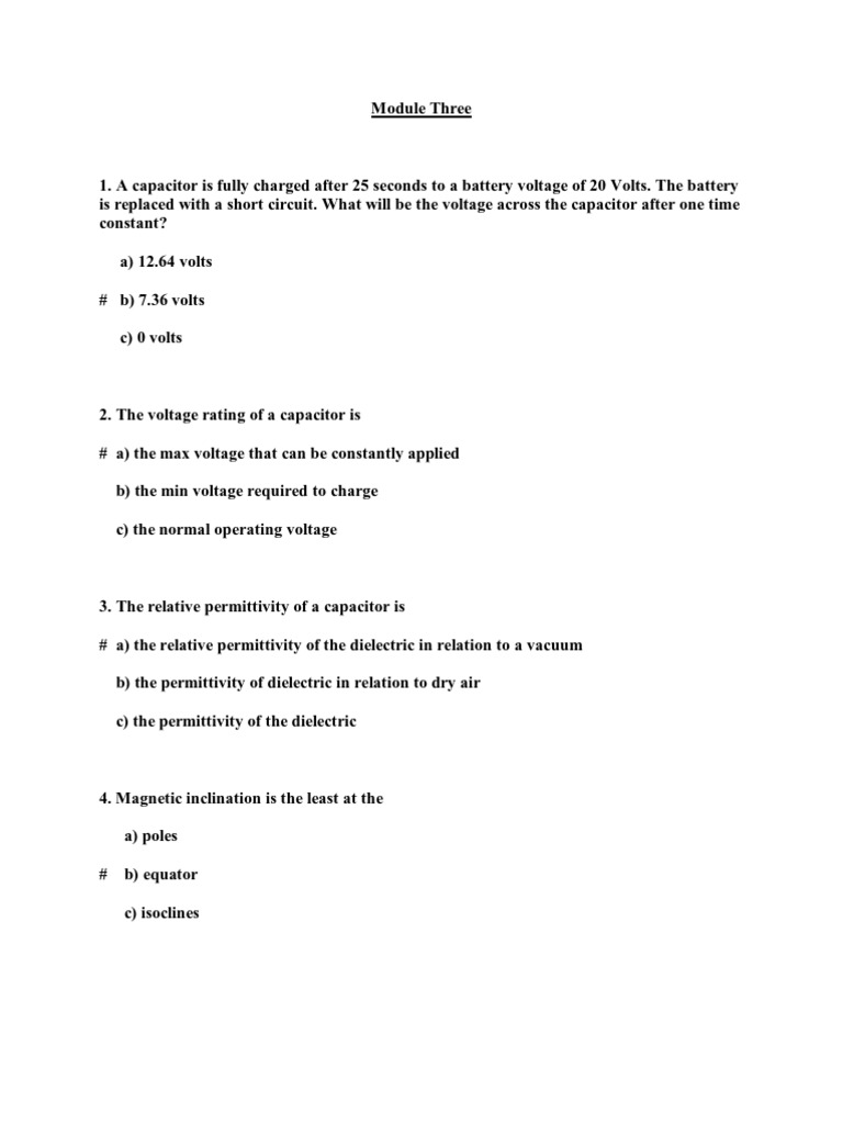 Module 3 Electrical Fundamentals Pdf Inductor Series And Parallel