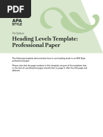 APA Headings and Seriation - Purdue OWL® - Purdue University | PDF ...