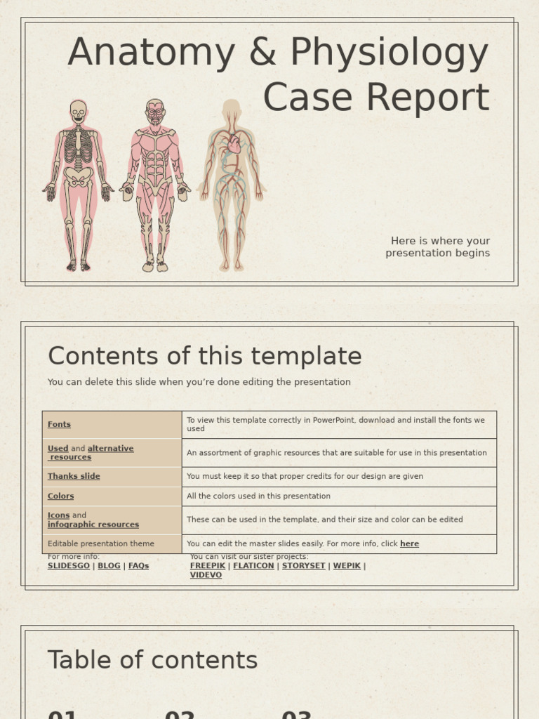 Anatomy & Physiology Case Report Guide | PDF | Medical Diagnosis ...
