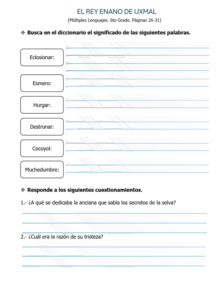 El Rey Enano de Uxmal | PDF