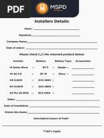 Maintenance Job Card Template | PDF