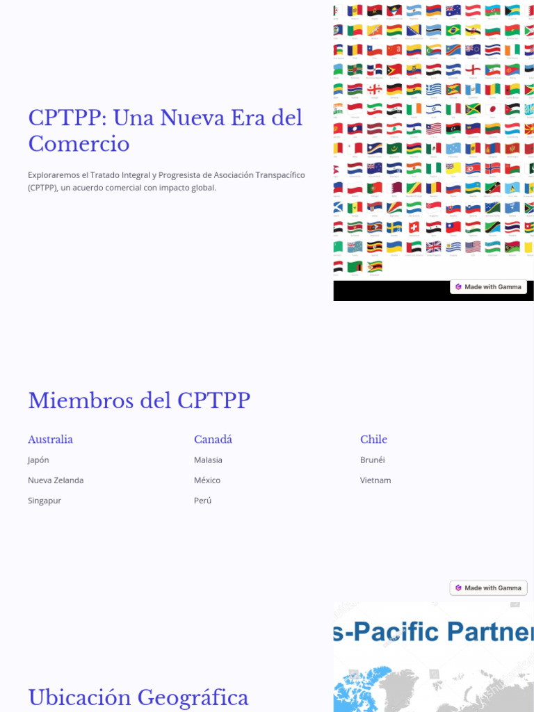 CPTPP Una Nueva Era Del Comercio | PDF