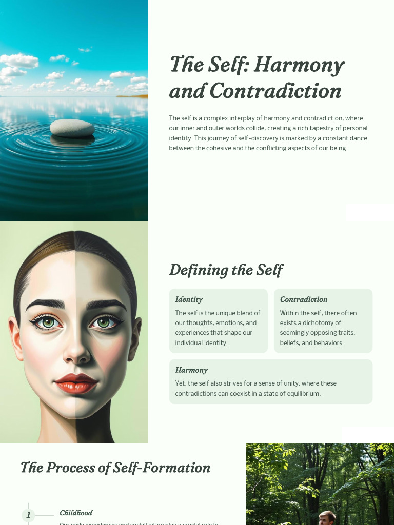 The Self Harmony and Contradiction | PDF | Identity (Social Science ...