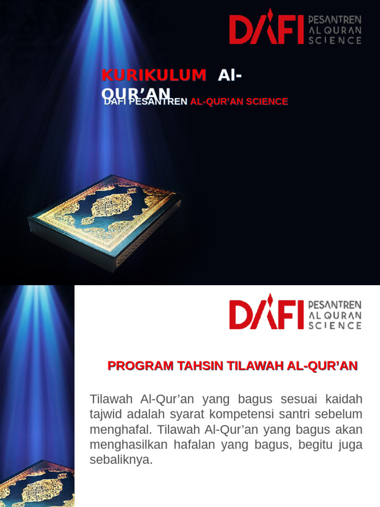 Kurikulum Al Quran Dafi | PDF