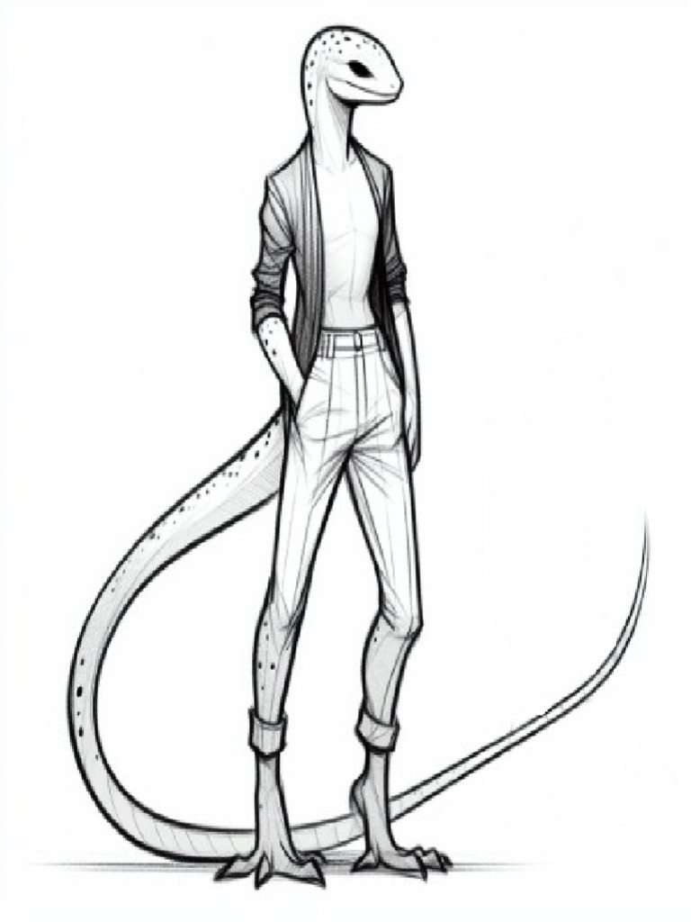Cool Lizard Girl | PDF
