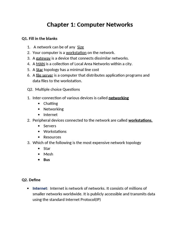 Computer Networks Pdf Computer Network Network Topology