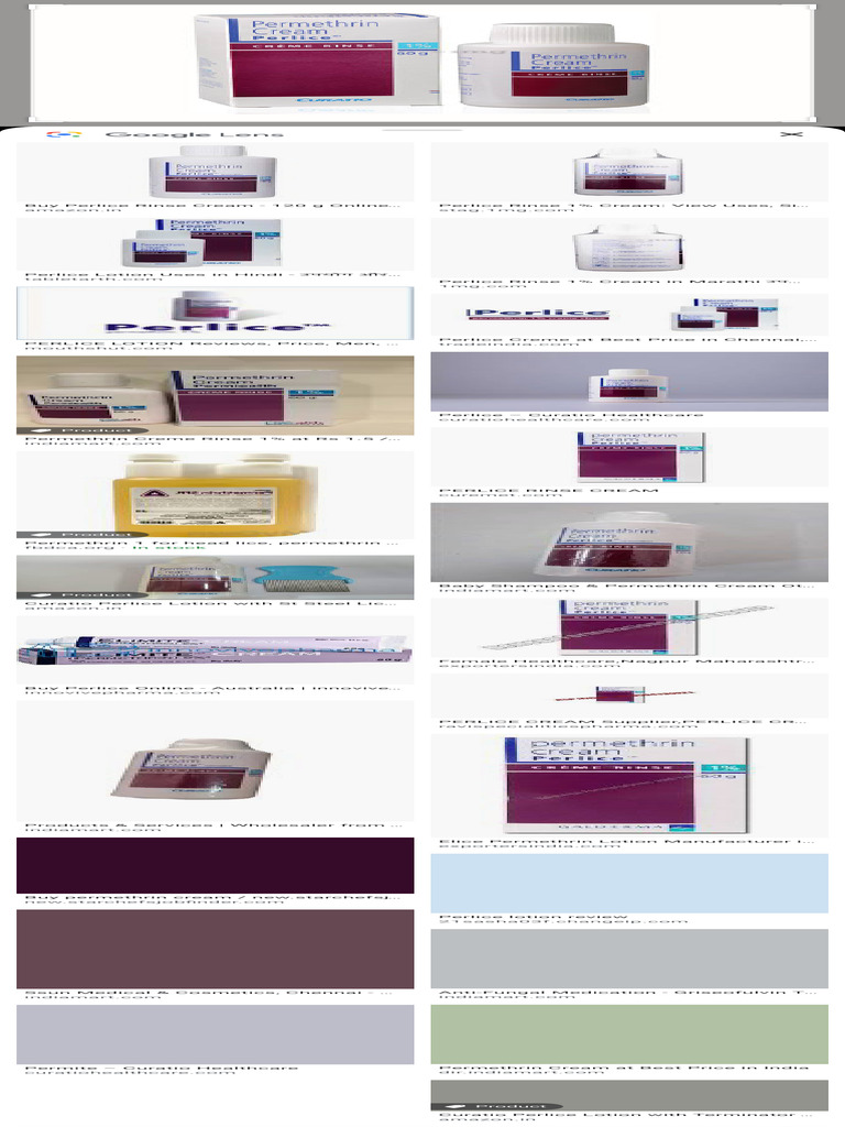 Permethrin Cream Perlice - Google Search | PDF