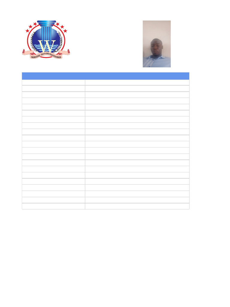 Biodata: Vincent Owolabi, BSc Software Engineering | PDF