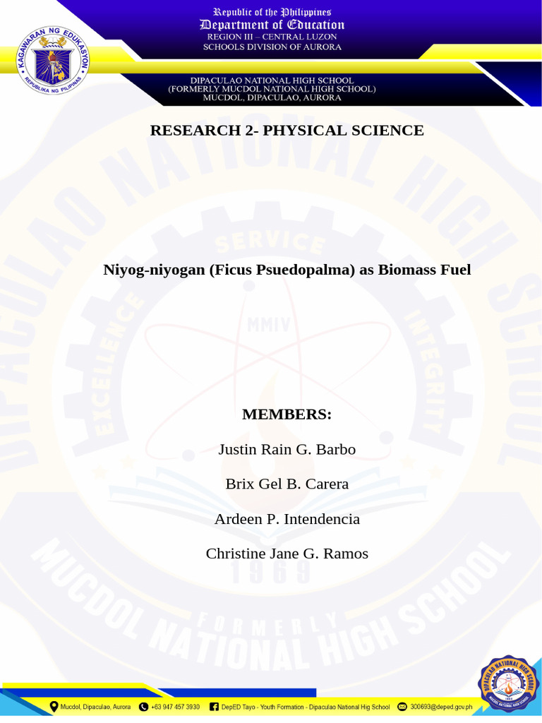 Research Paper - Physical Science | PDF | Biofuel | Fuels