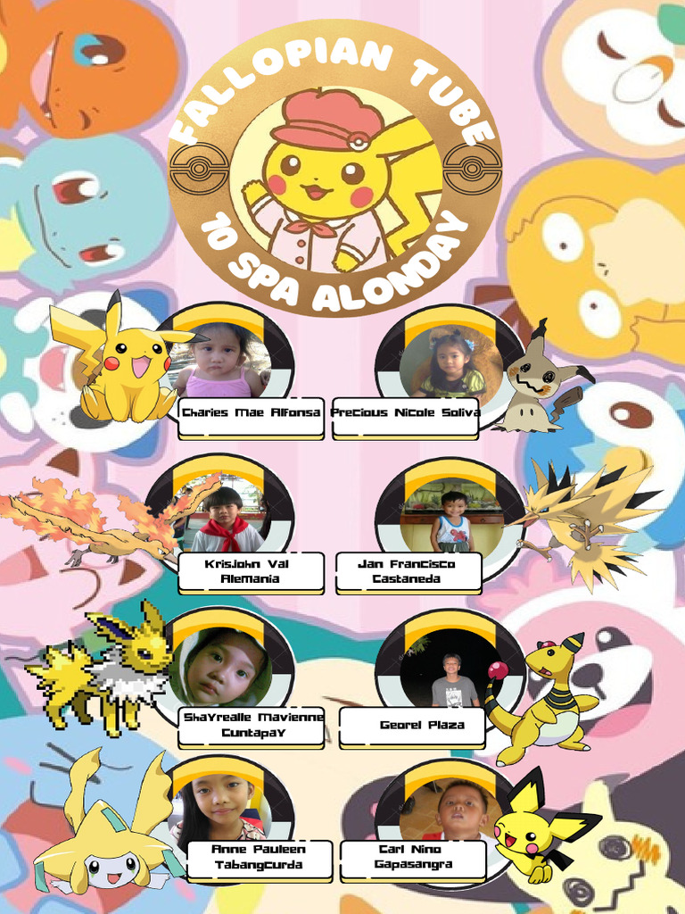 Science Portfolio Pokemon Inspired Pop | PDF