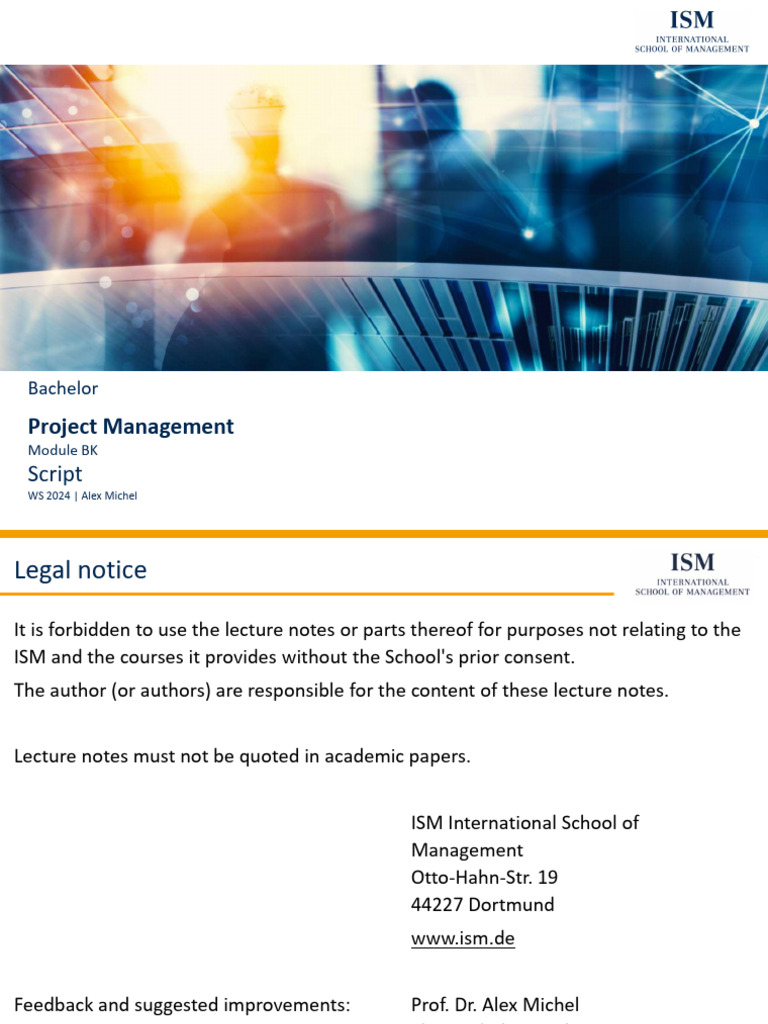Project Management Course Overview 2024 | PDF | Scrum (Software ...