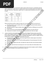 AP Biology 2025 FRQ Test Booklet | PDF | Gene | Mutation