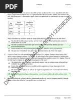 AP Biology Unit 7 MCQ and FRQs | PDF | Species | Evolution