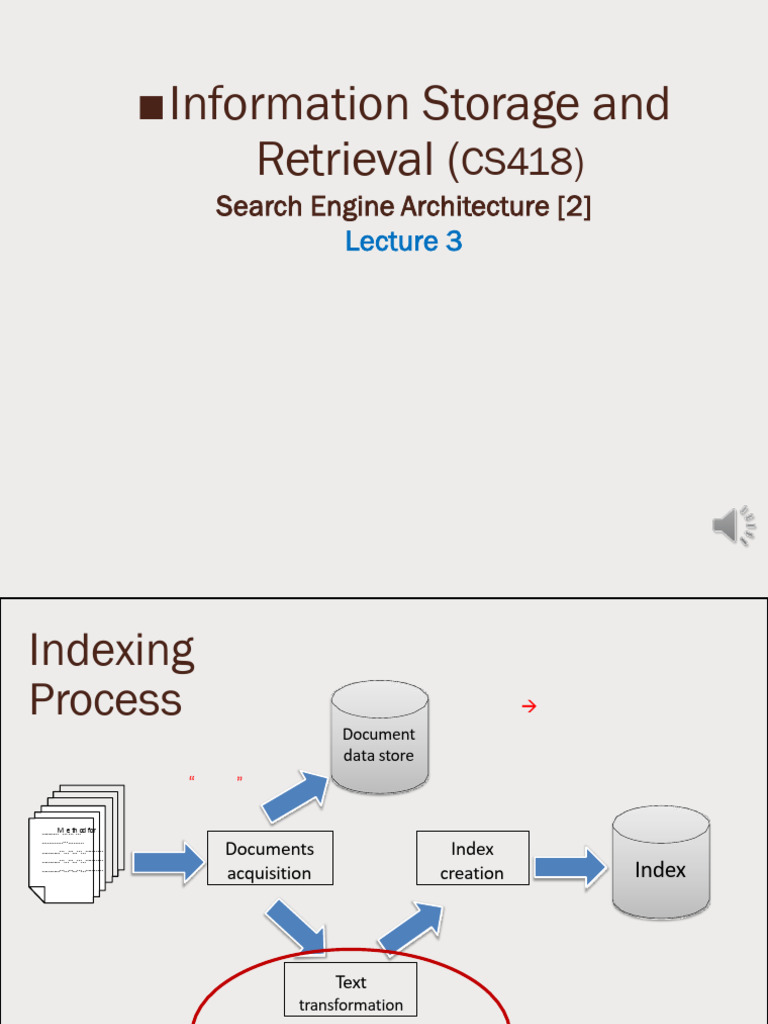 Indexing and Text Processing in IR | PDF | Search Engine Indexing | Grammar