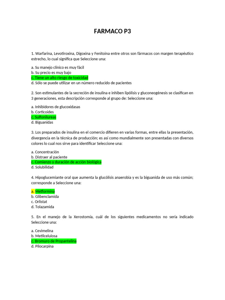 FARMACO | PDF | Medicamentos con receta | Especialidades Medicas