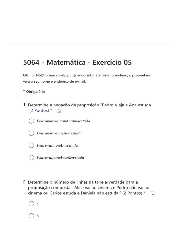 5064 - Exercicio 05 | PDF