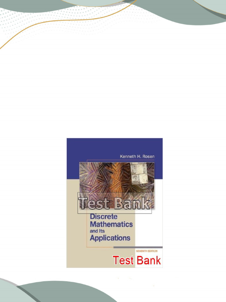 Instant Download for Discrete Mathematics and Its Applications 7th ... Instant Download for Discrete Mathematics and Its Applications 7th ...