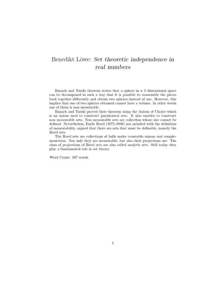Benedikt Löwe | PDF