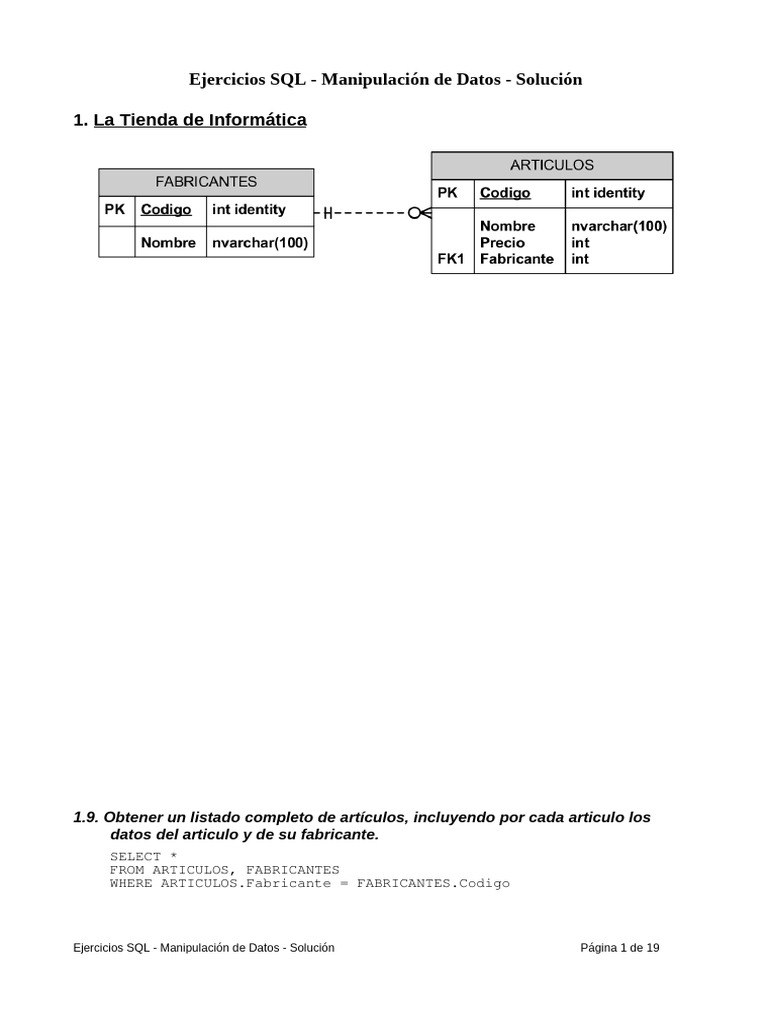 ejercicios-SQL-manipulacion-datos-2 | PDF | SQL | Lingüística