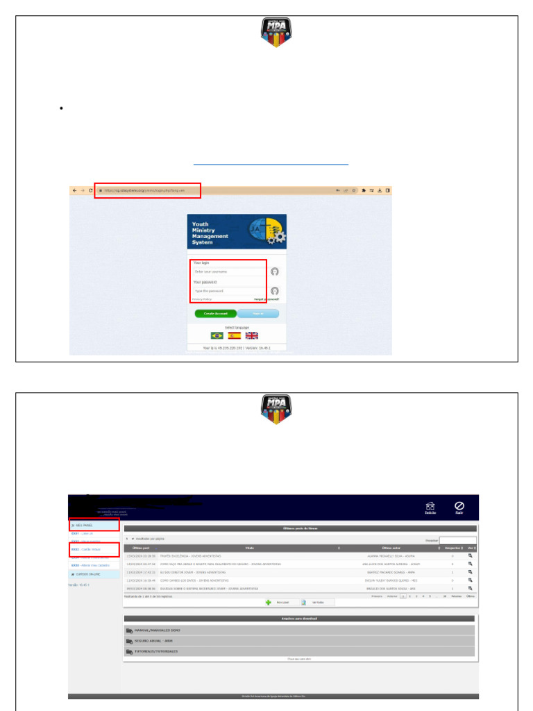 Tutorial Acesso Sja | PDF