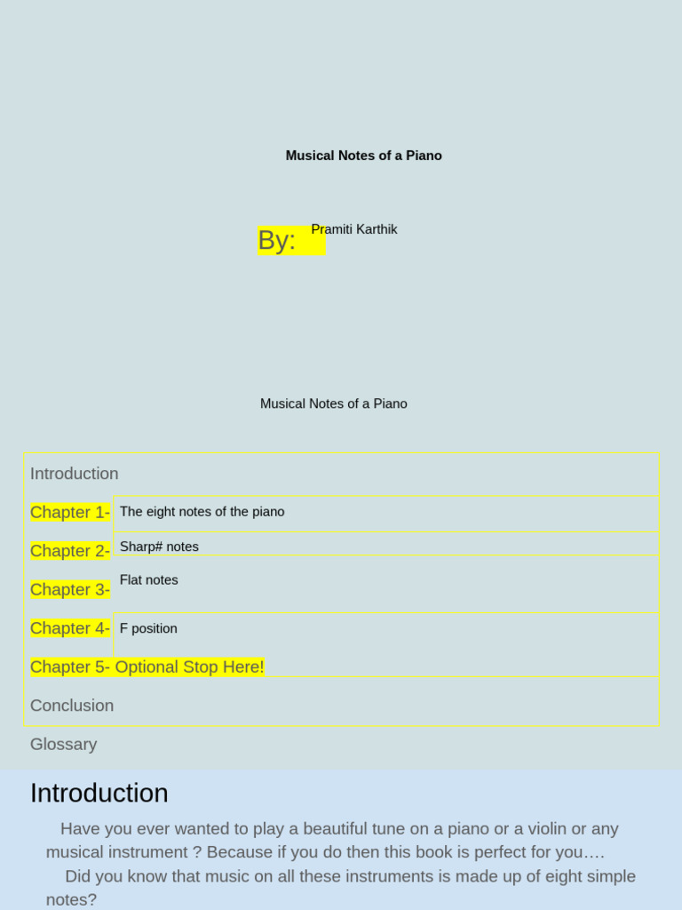 Pramiti Karthik - Information Writing Slides Template | PDF | Piano | Music Production