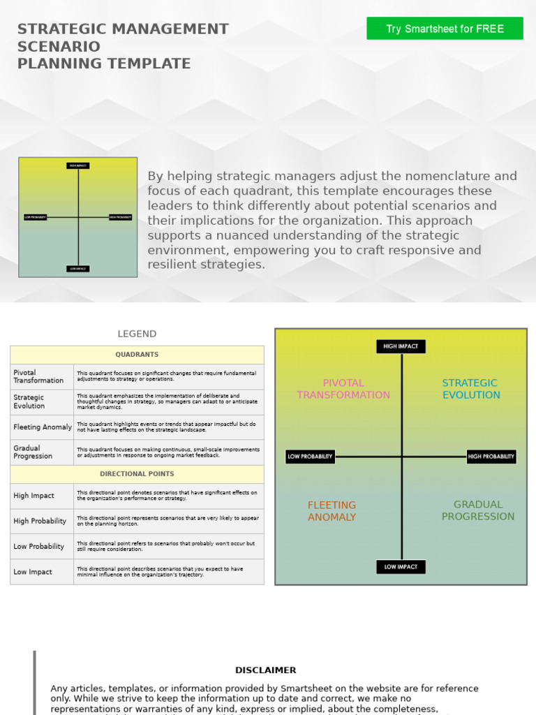 IC Strategic Management Scenario Planning Template 12075 Powerpoint | PDF | Strategic Management ...