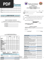Report On Learner Not Promoted or Progressed To The Next Grade E110 | PDF
