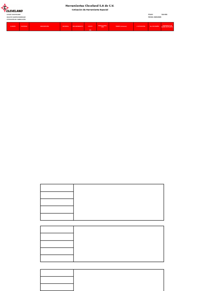 516 Cotizacion HSS | PDF